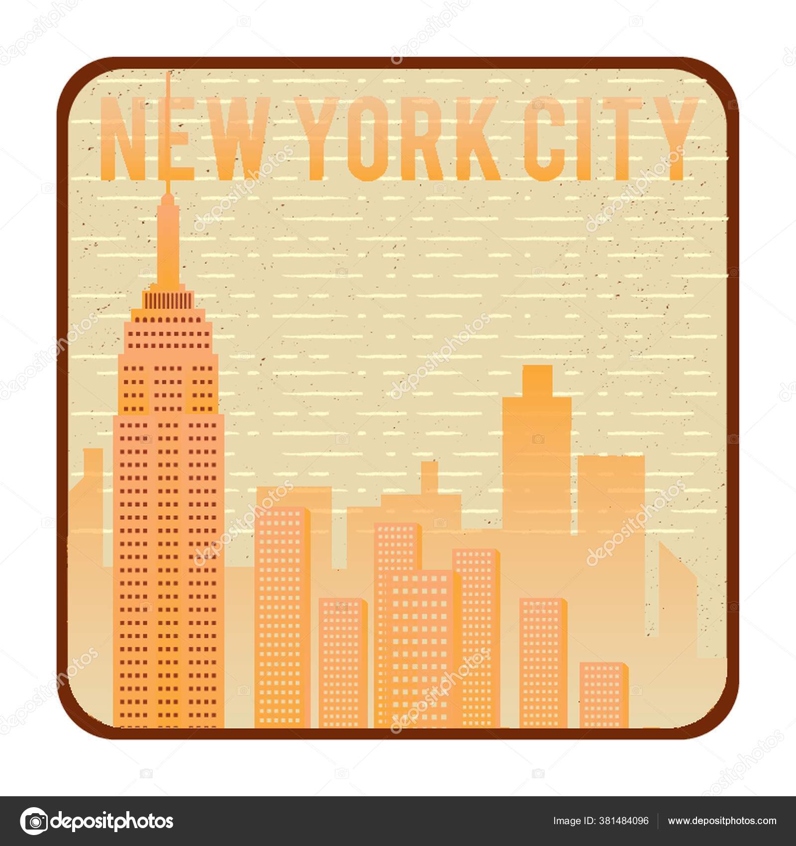 New York City Sign — Stock Vector © captainvector #381484096