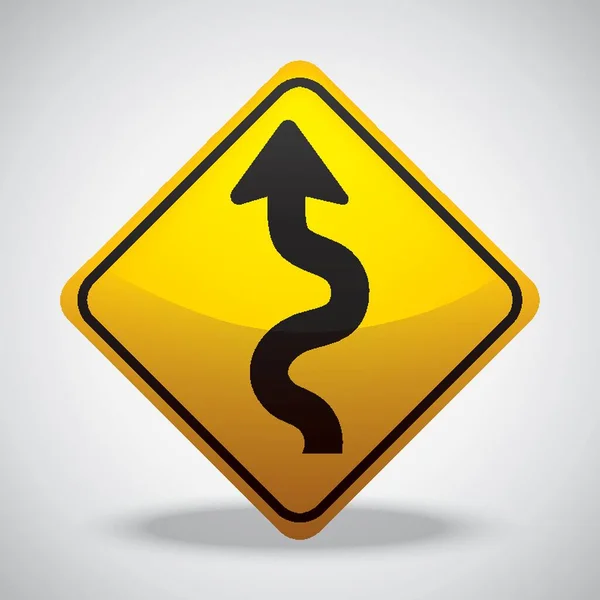 96 Winding road left road sign Vector Images - Free & Royalty-free ...