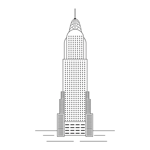Chrysler Building Elevation Drawing