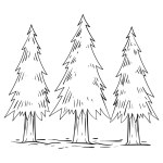 Pine Tree Set Illustration Vector Stock Vector Image by ©Fuart #463679424