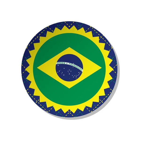 Imagens vetoriais Bandeira do círculo brasil | Depositphotos