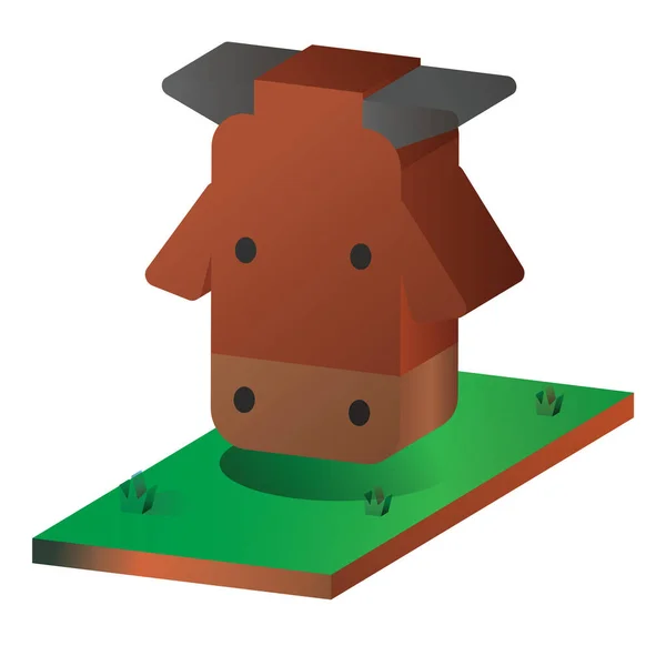 100,000 Cow isometric Vector Images | Depositphotos