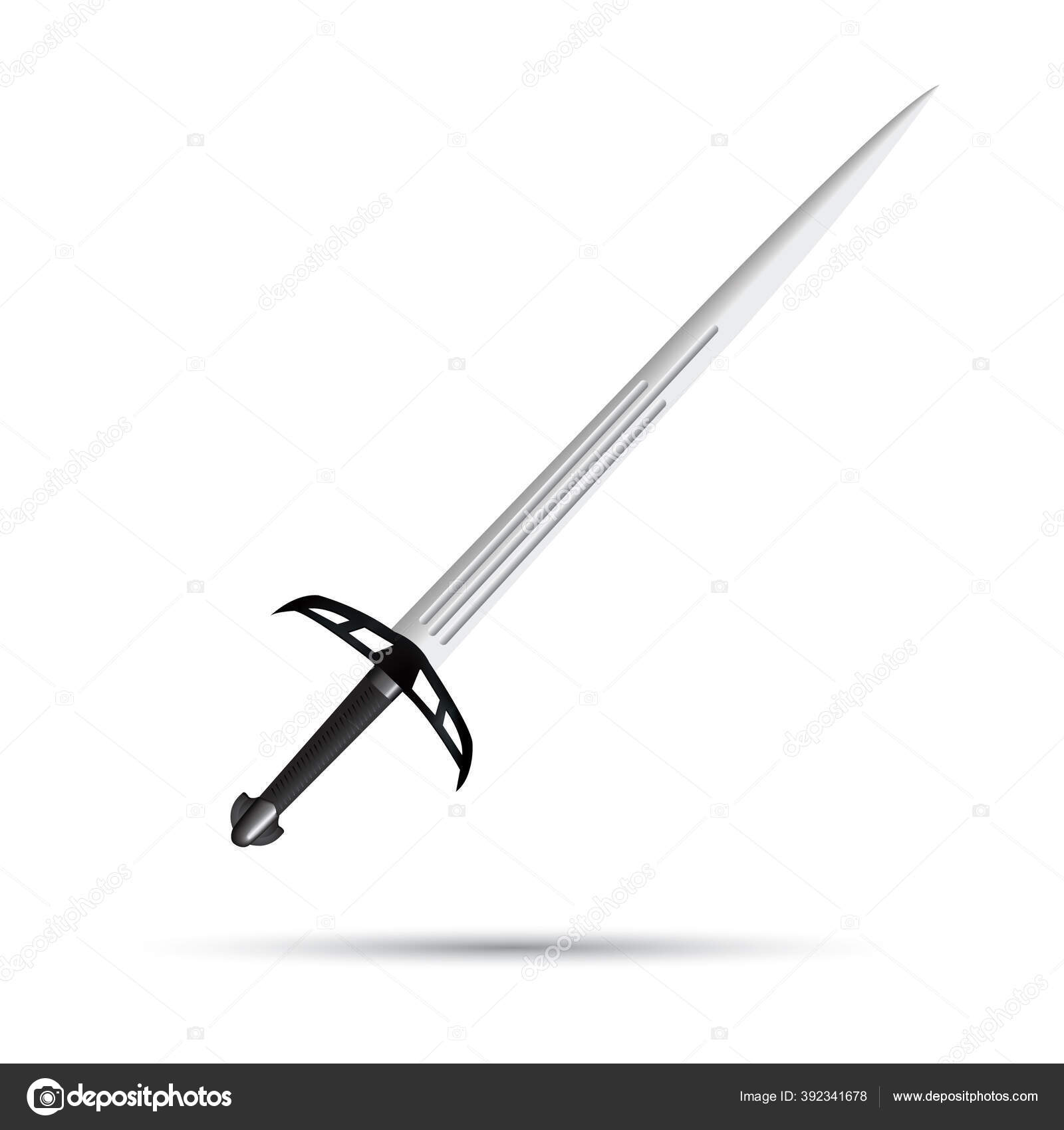 Espada Vector Icono Ilustración Vector de stock por ©captainvector ...