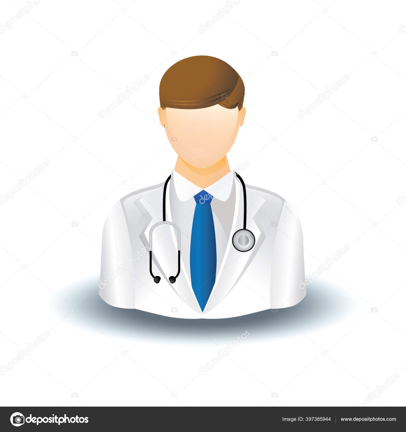 Simple Doctor Vector Illustration Stock Vector Image by ©captainvector ...