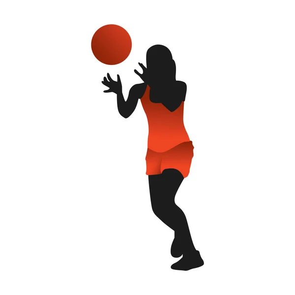 12,750,063 Netball silhouette vector Vector Images | Depositphotos
