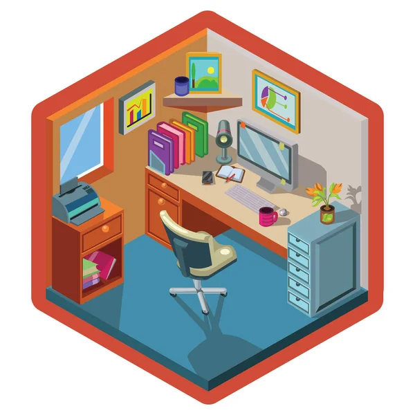 100,000 Computer room cartoon Vector Images | Depositphotos