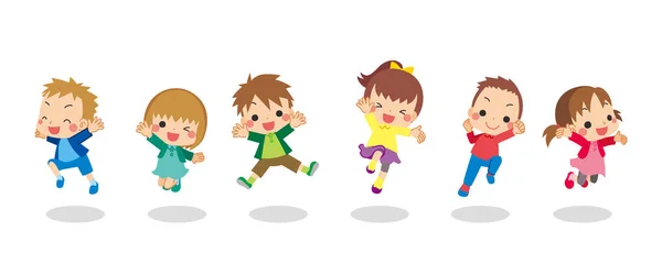 Niños marchando imágenes de stock de arte vectorial | Depositphotos