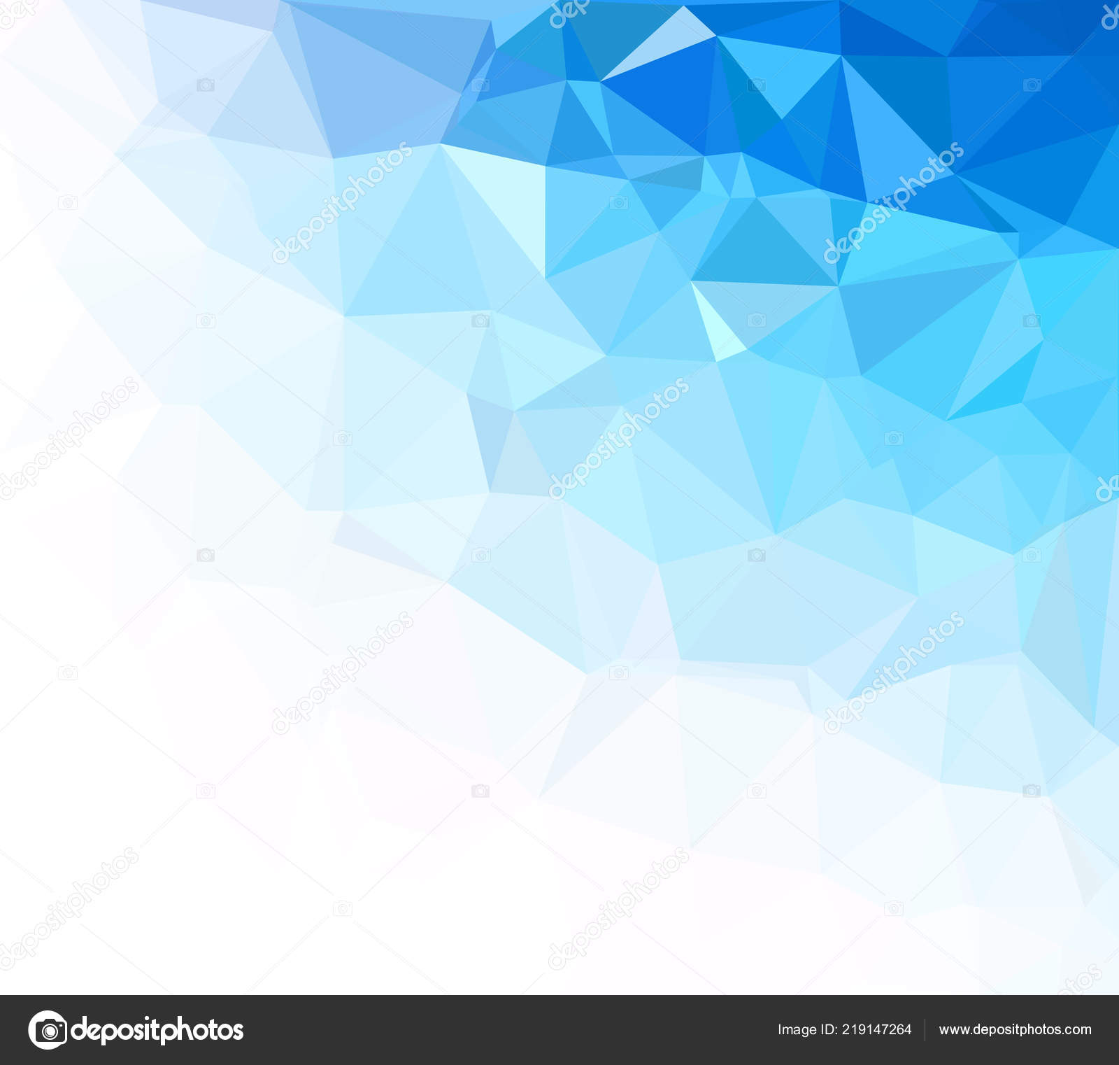 Blue Polygonal Mosaic Background Creative Design Templates Stock Vector ...