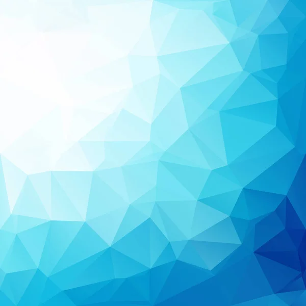 Blue Polygonal Mosaic Background Creative Design Templates Stock Vector ...