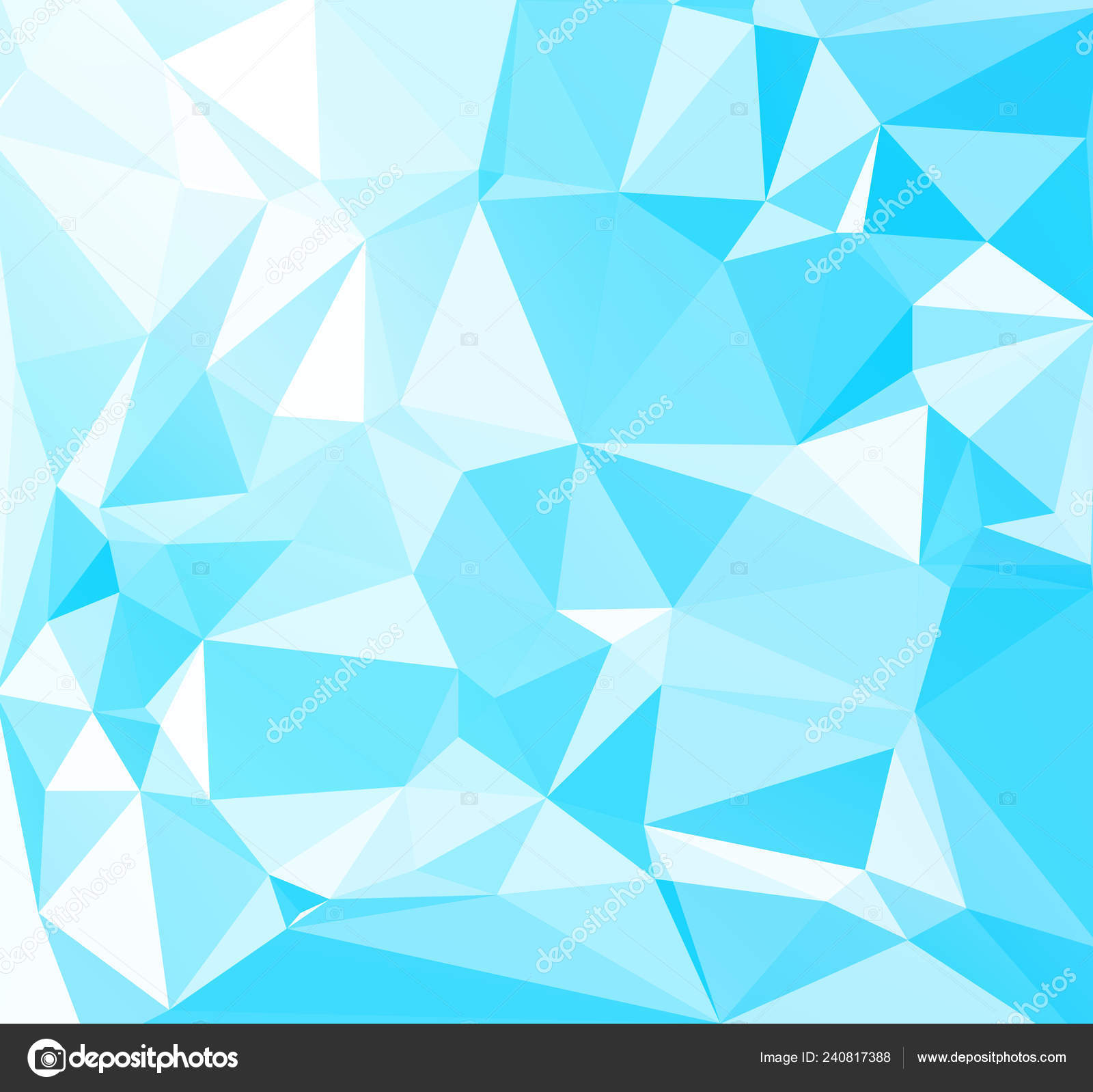 Blue Polygonal Mosaic Background Creative Design Templates Stock Vector ...