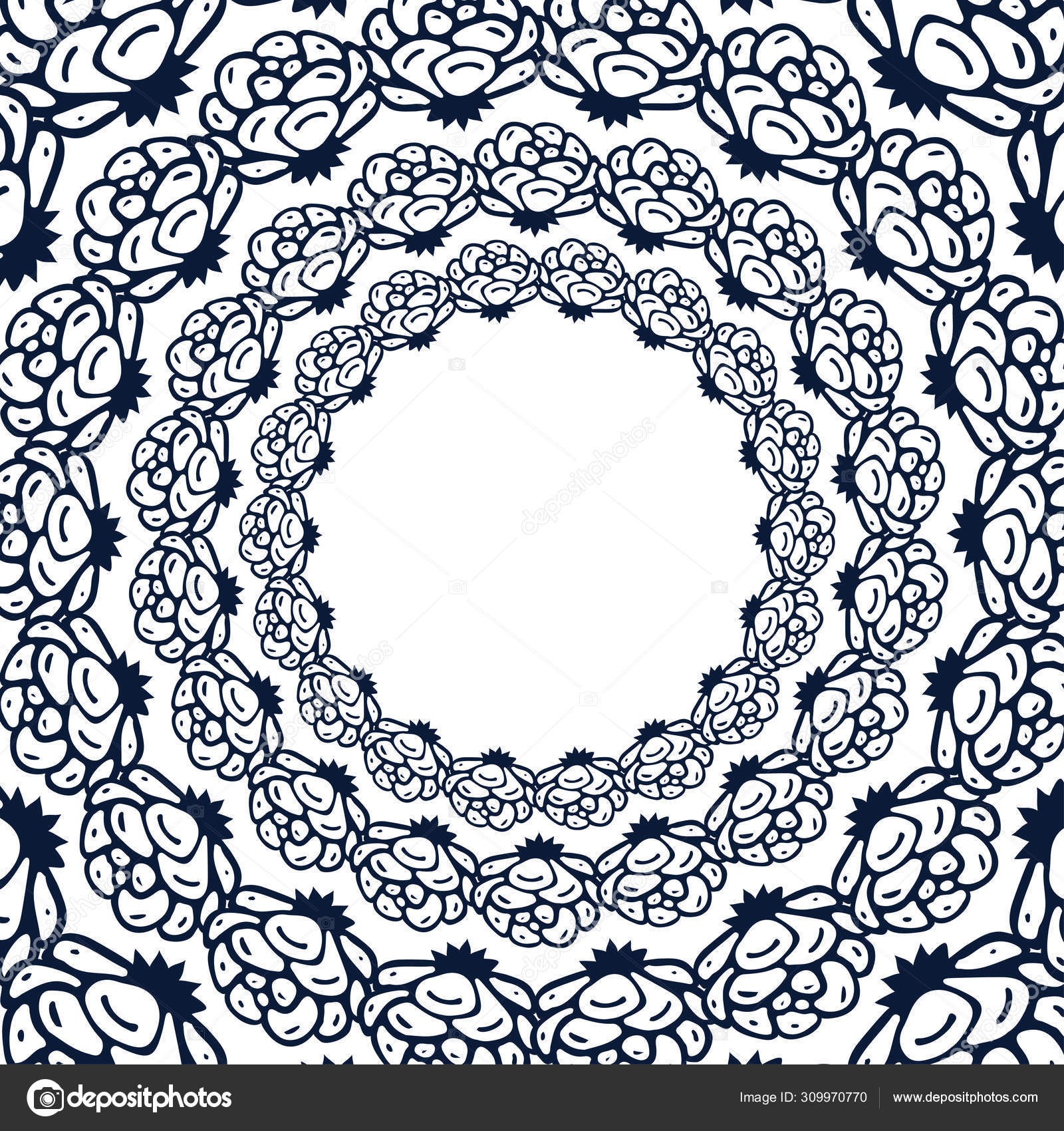 Roses Ornament Coloring Book Page Vector Floral Frame Vintage Roses ...
