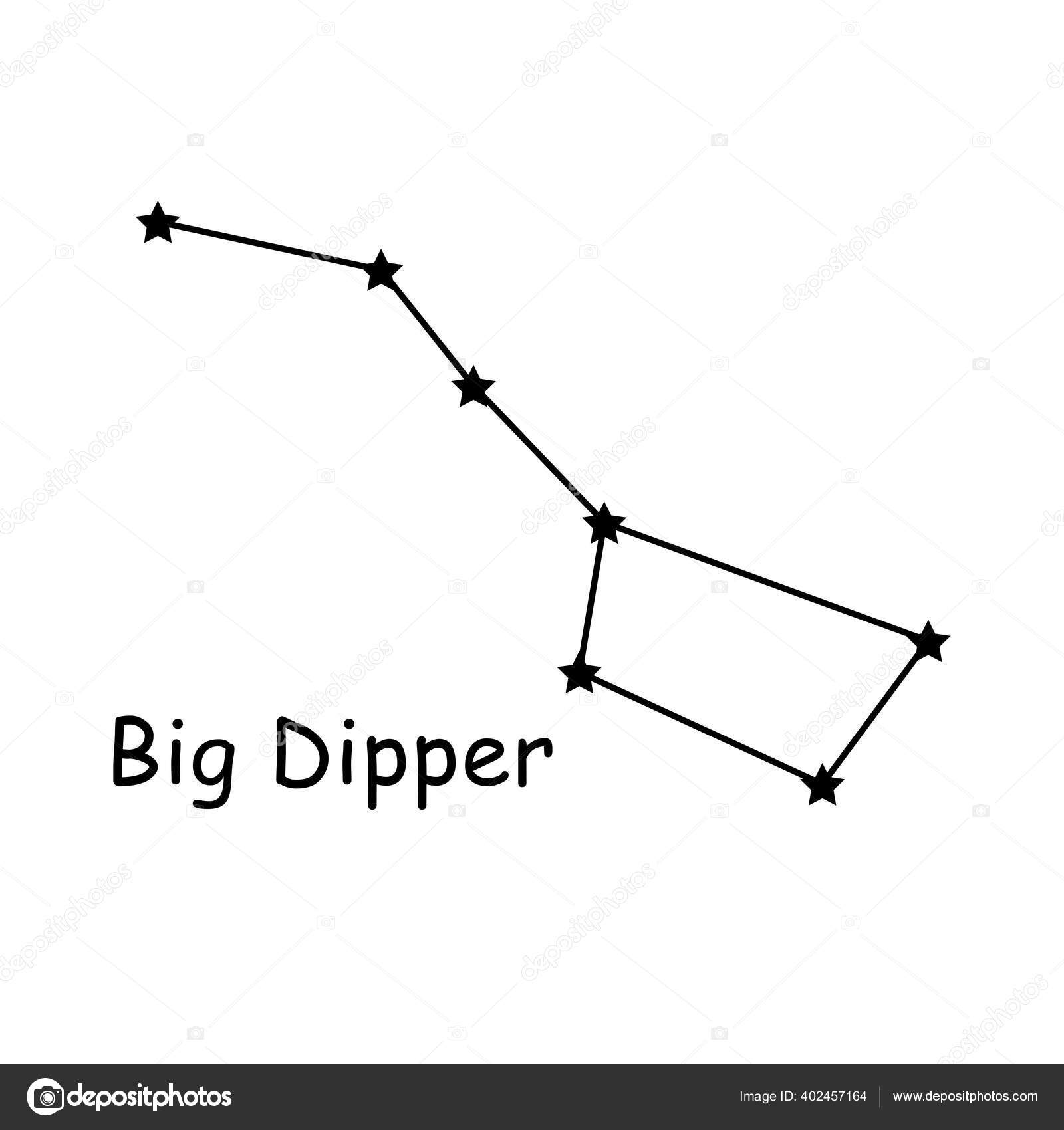Dipper Clipart Black And White