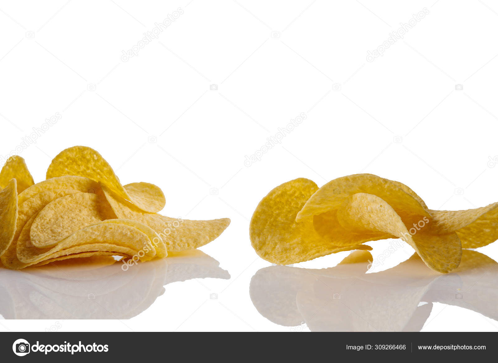Salty delicious potato chips Stock Photo by ©erstudio 309266466