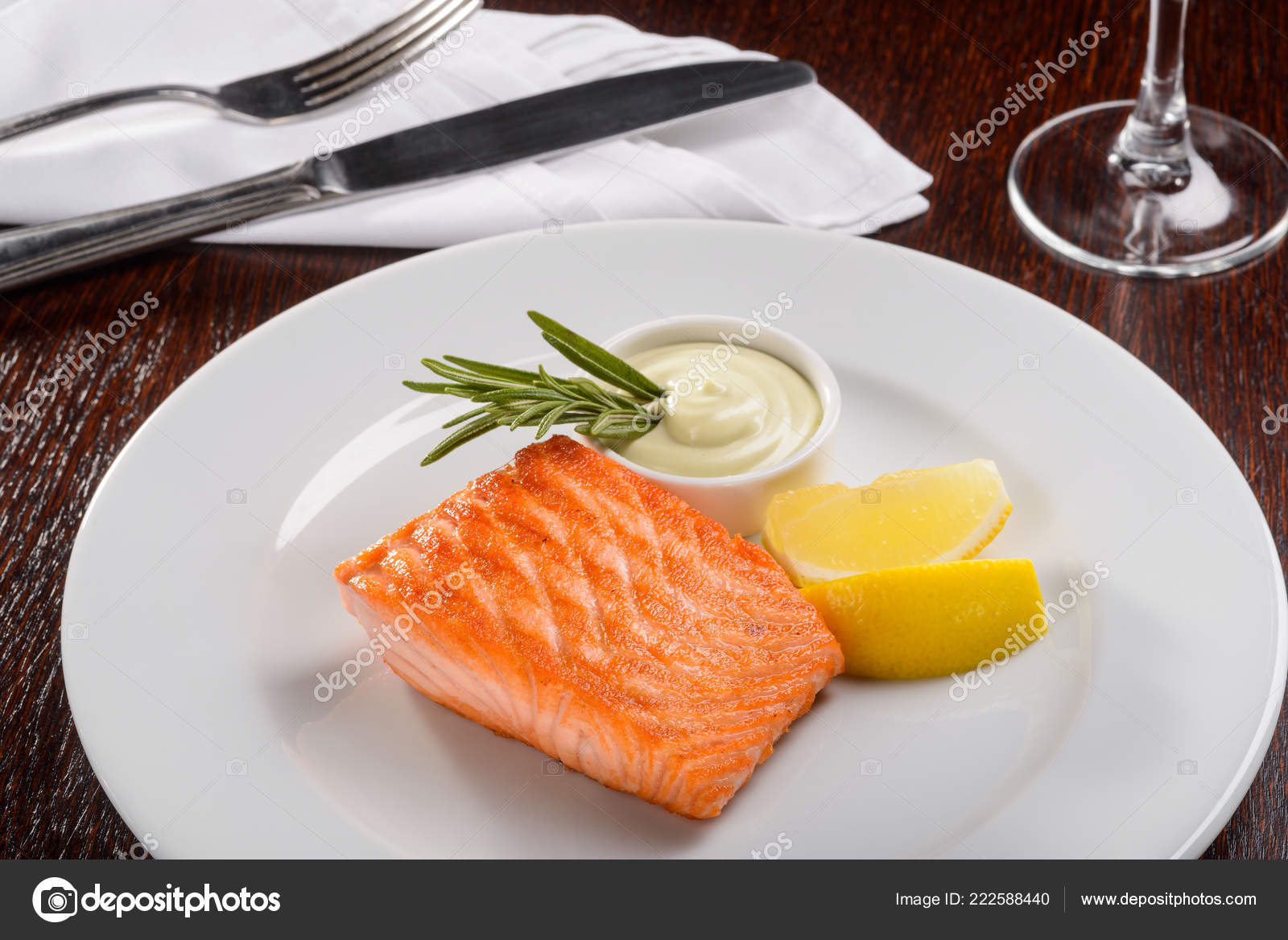 Nice dinner for a gourmet Stock Photo by ©YGphoto 222588440