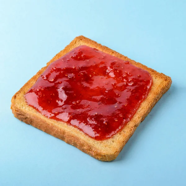 Toasted bread with jam Stock Photo by ©membio 6027833