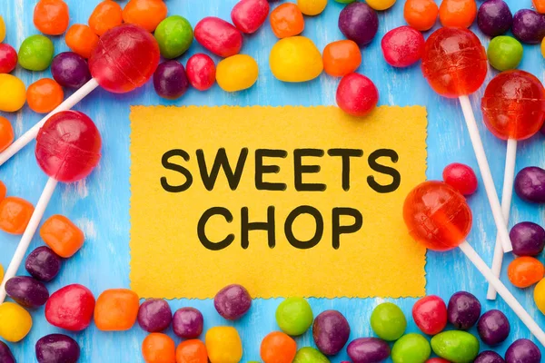 Bright candy card sample Stock Photo by ©YGphoto 307035232