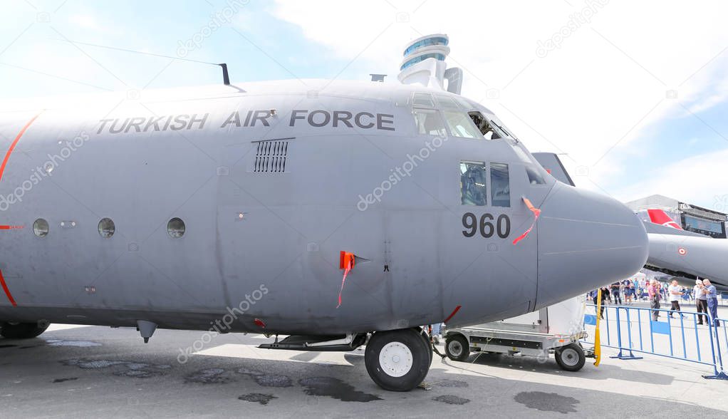 Lockheed C-130 Hércules en Teknofest Estambul 2023