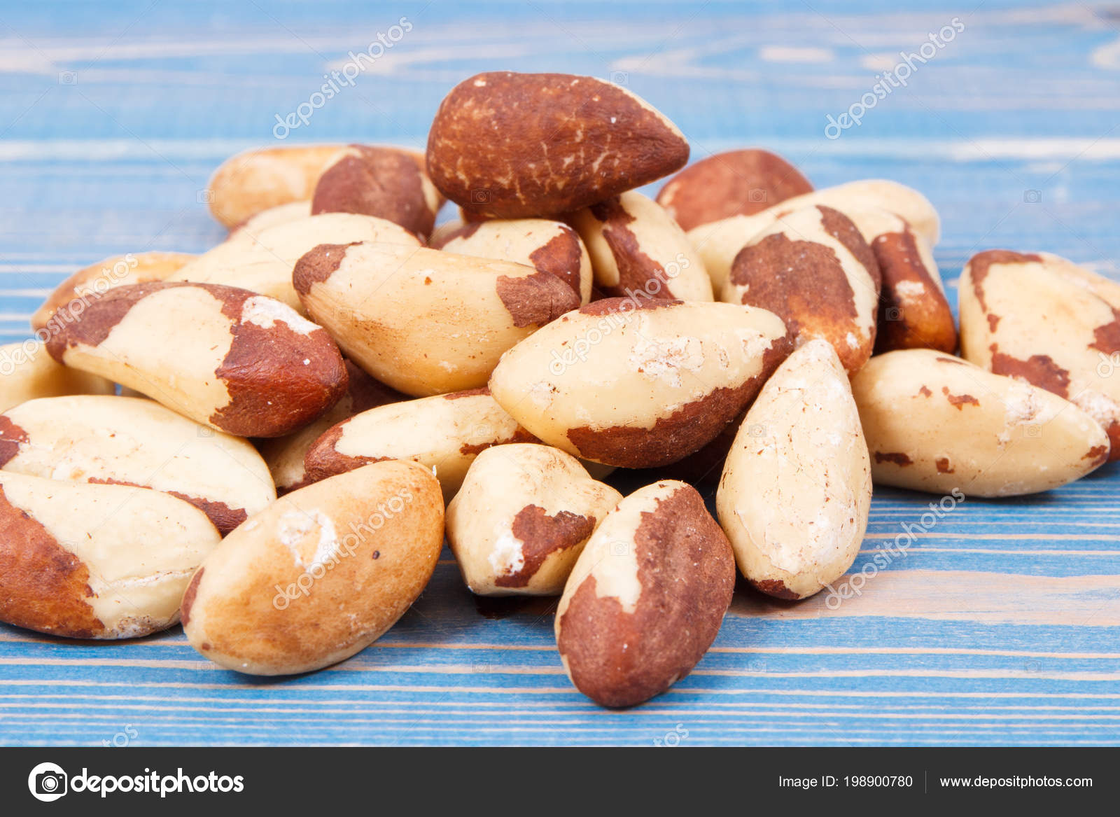 Brazil Nuts Containing Natural Minerals Vitamin Concept Healthy ...