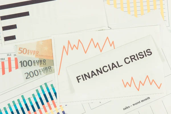 Currencies Euro Declining Chart Risk Global Financial Crisis Caused ...