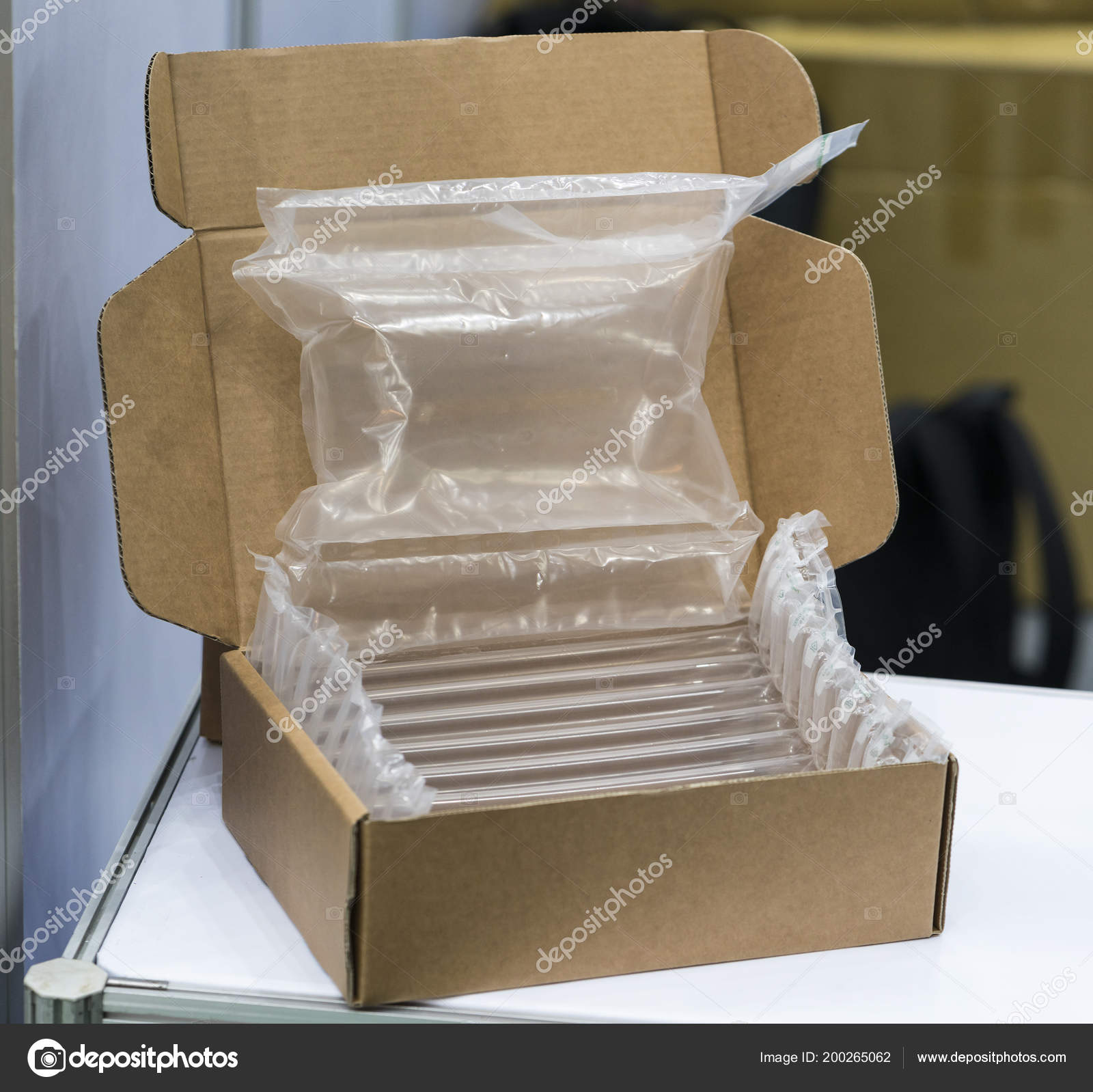 Caja Papel Partición Protección Contra Impactos Burbuja Fome Máquina ...