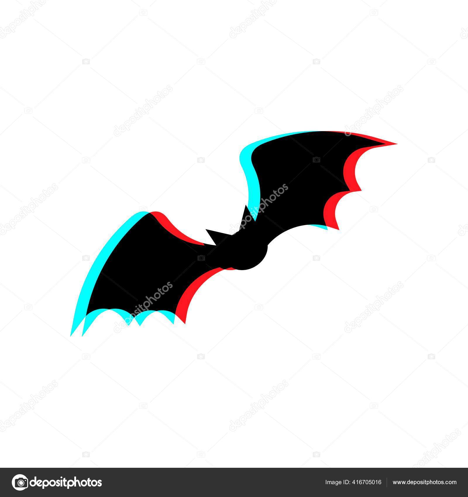 Bat Icon Outline Vector Sign Linear Style Pictogram Isolated White ...