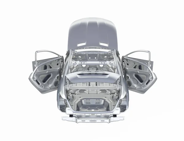 Body Car Wheel Side View White Background — Stock Photo © kvsan #246090400