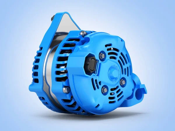 Car Alternator Blue Gradient Background — Stock Photo © kvsan #241165096