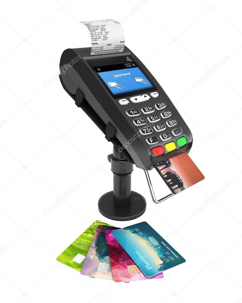 terminal de pago con tarjeta Terminal de punto de venta con tarjetas de ...