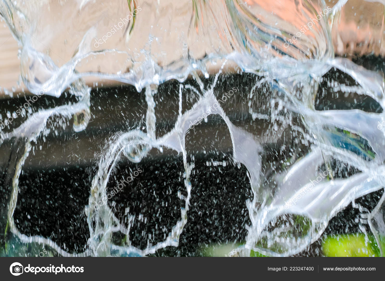 Water Dance Water Splash Image Water Flow Body Abstract Background ...