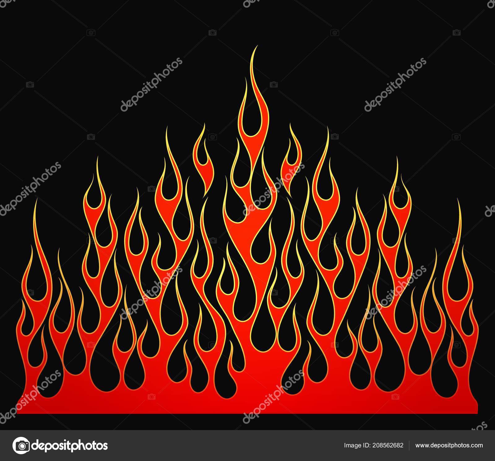 Fire flames vector element Stock Vector Image by ©sabbra_cadabra #208562682