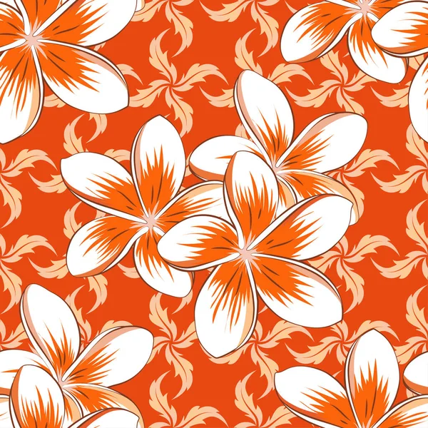 Orange Background Design With Flowers | Best Flower Site