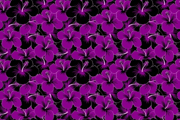 Purple Hawaiian Flower Background
