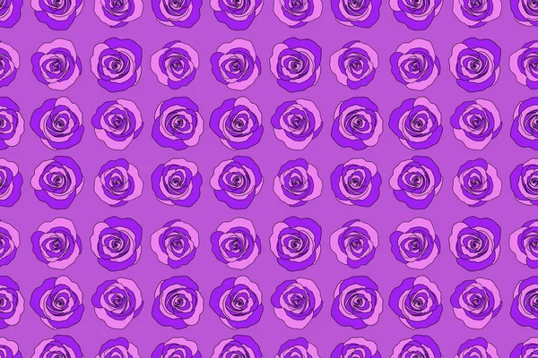 Seamless floral pattern. Small violet rose flowers. Cute seamless ...