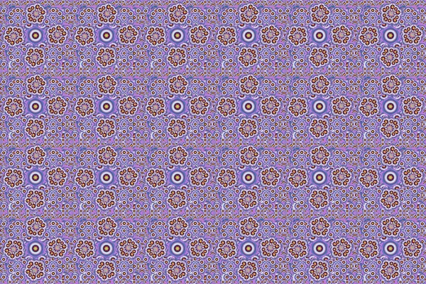 Nice violet, purple and blue hand-drawn seamless illustration. Elegant ...