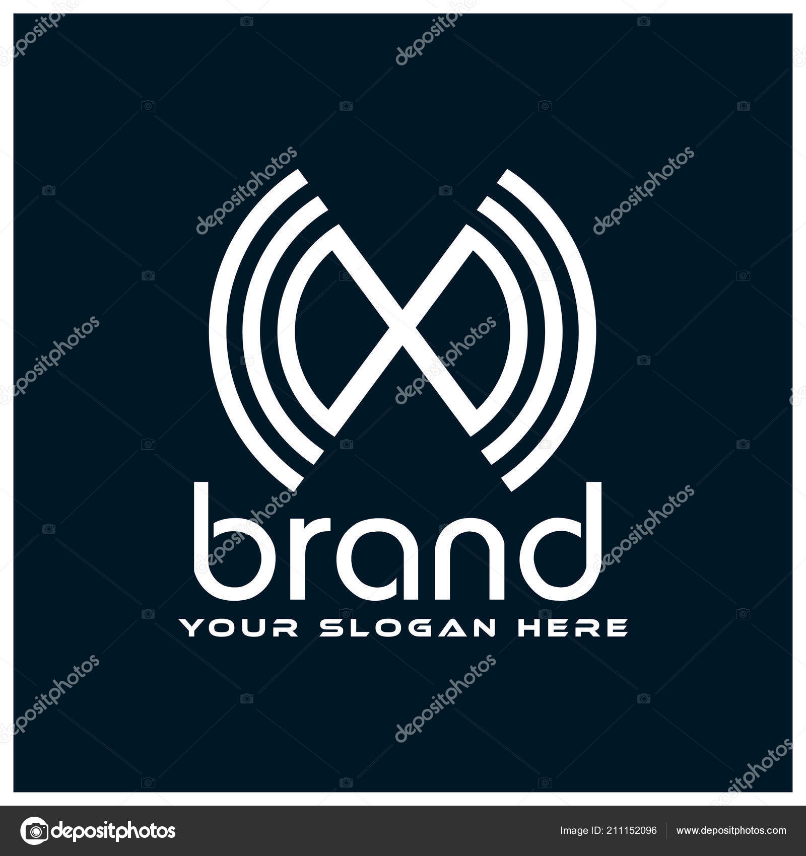 Letter Signal Blue Background Flat Design Stock Vector Image by ©sarya ...