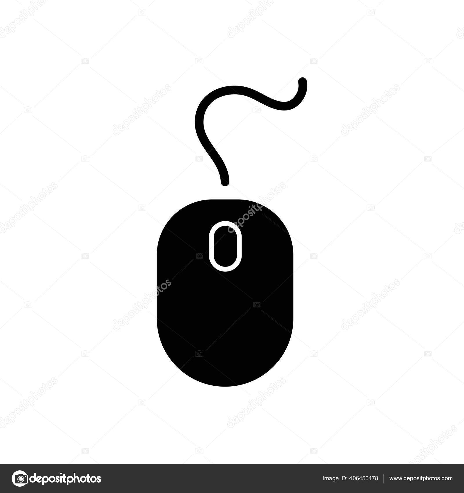 Computer Mouse Icon Symbol. PC Mouse icon vector isolated illustration ...