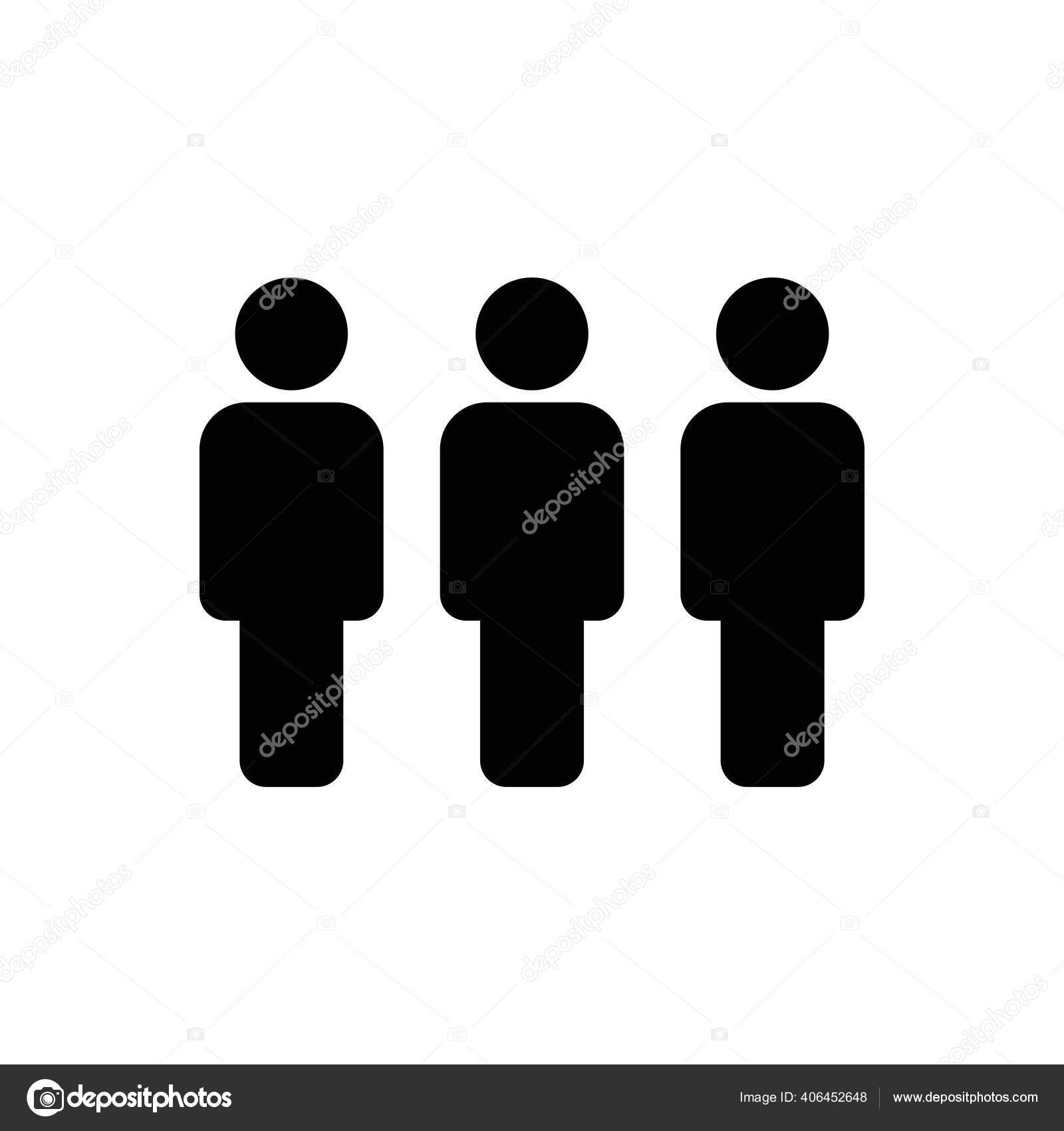 People vector icon. Person symbol. Work Group Team, Persons Crowd ...