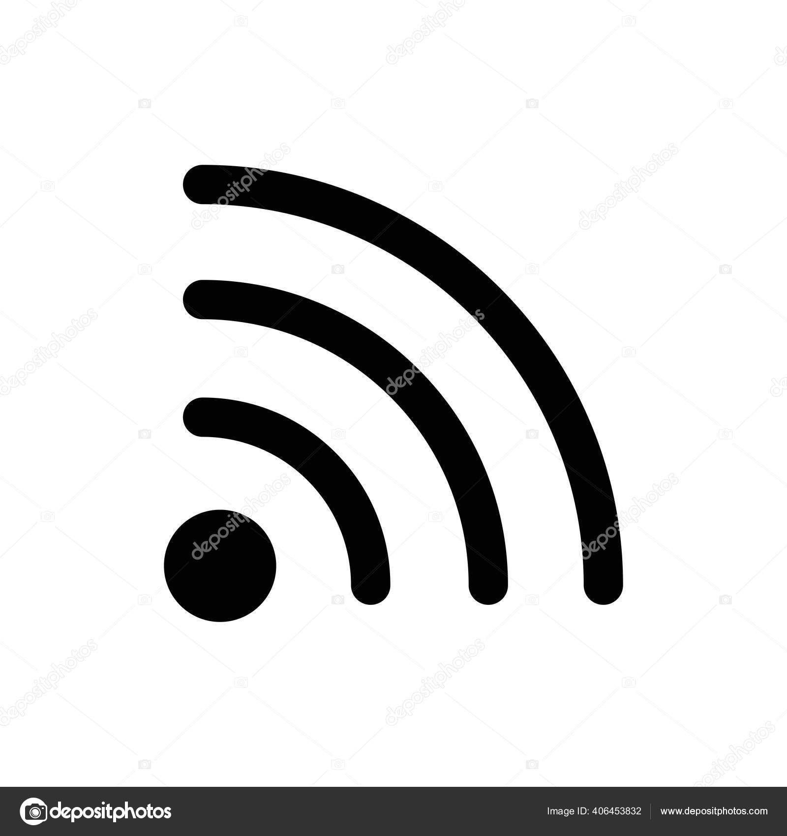 Wi-Fi Icon, Wireless Icon. Wi-Fi-Signal Zeichen modernes Web-Symbol ...