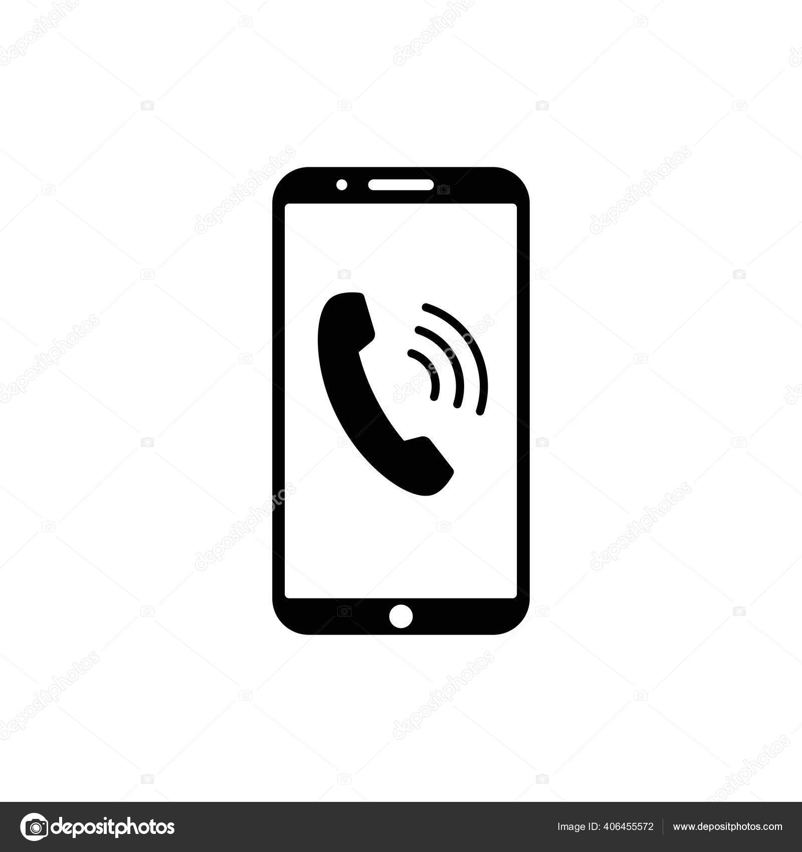 Ilustración Icono celular del teléfono. Icono del teléfono inteligente ...