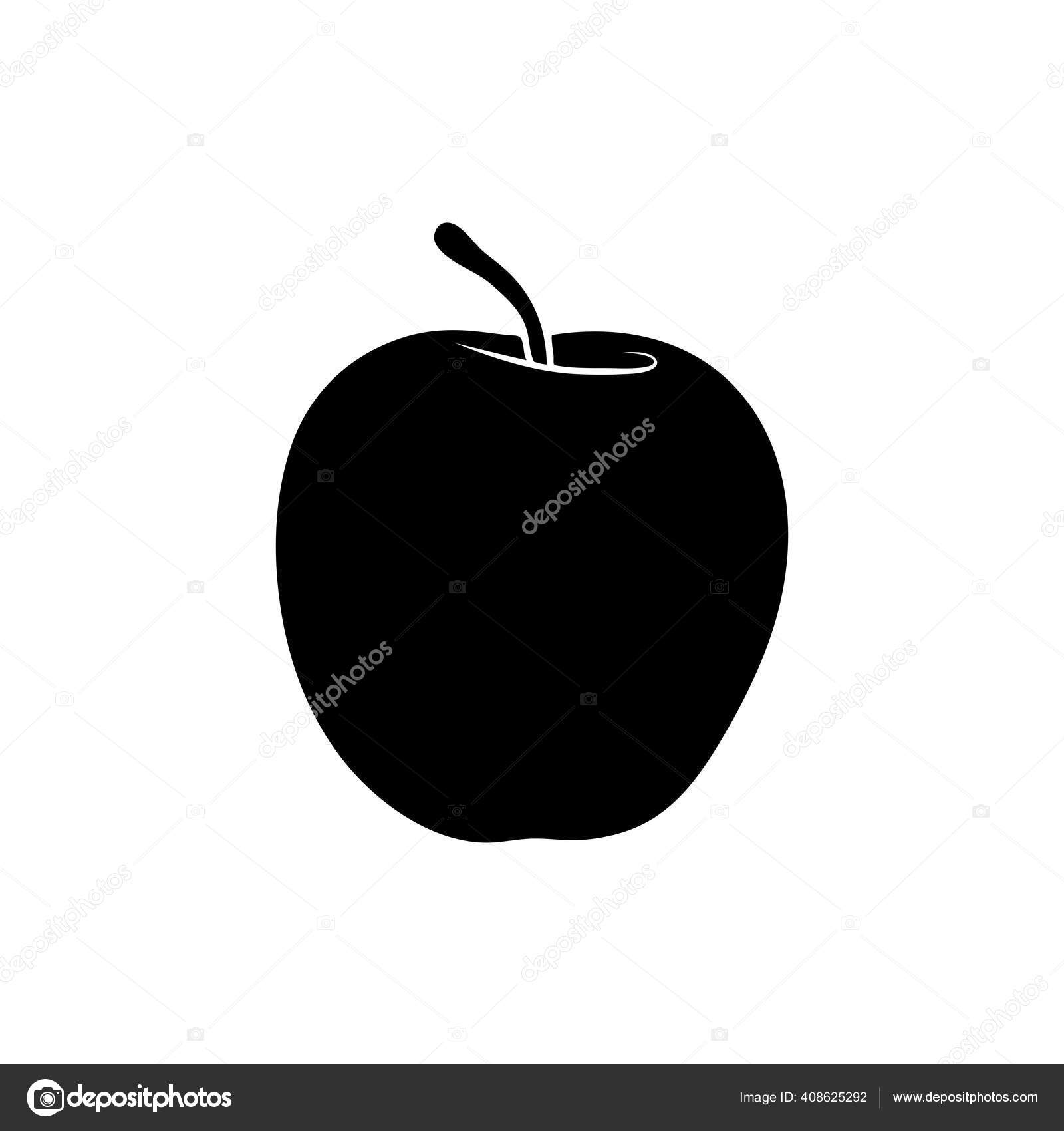 Apple icon. One of set web icons Stock Vector Image by ©Best3d #408625292
