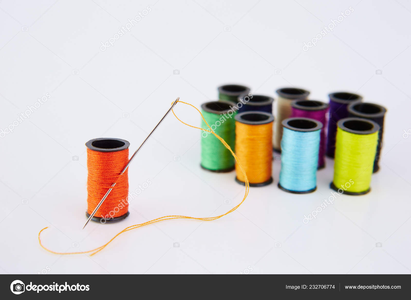 Different Colors Small Coils Threads — Stock Photo © PyvovarPavlo ...
