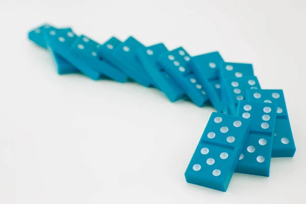 Dominoes Plain Background Line Many Dominoes — Stock Photo ...