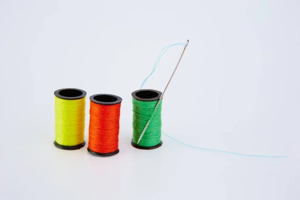 Different Colors Small Coils Threads — Stock Photo © PyvovarPavlo ...