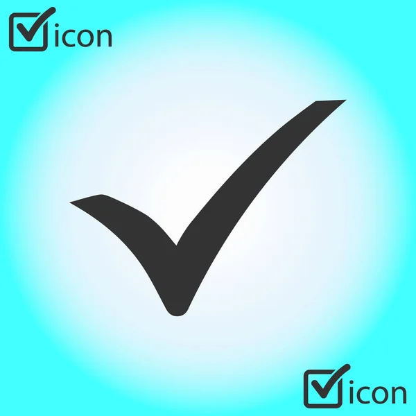 Tjek Listen Knap Ikon Afkryds Mærke Runde Tegn Stock-vektor af ...