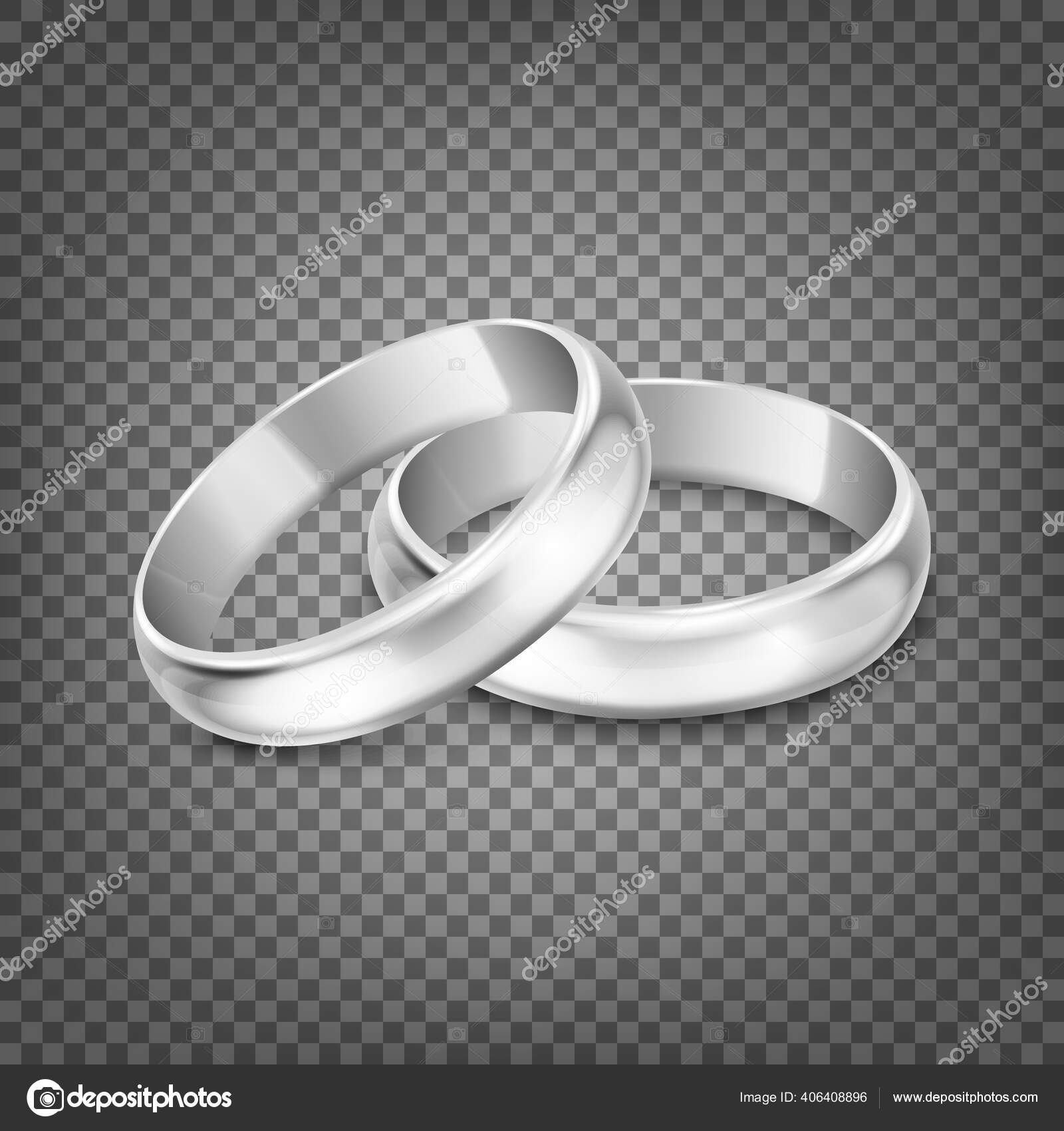 Silver Wedding Ring Clipart