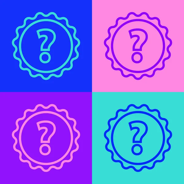 3,198,834 Question mark shape pop art background Vector Images ...