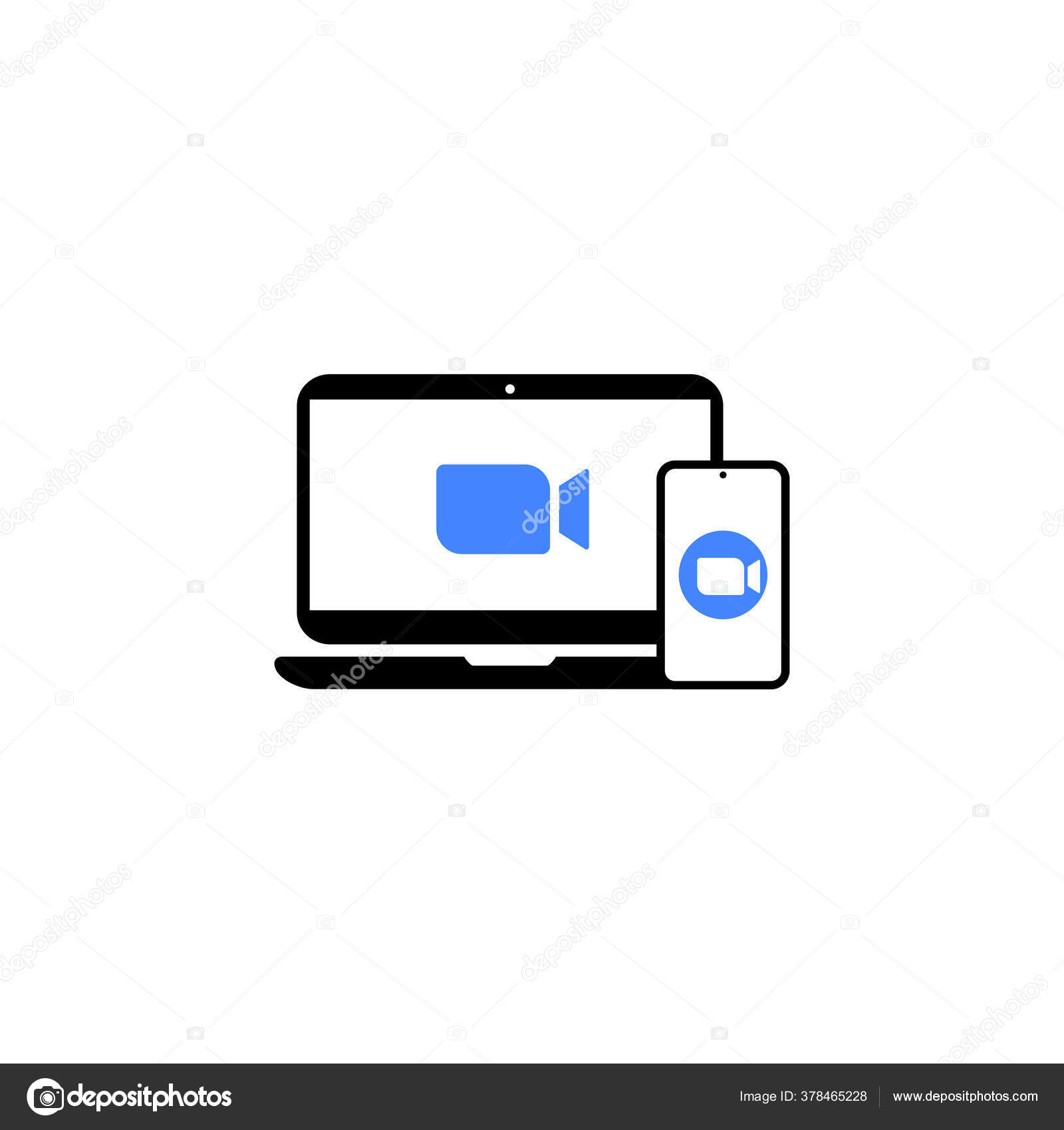 Video Conference Camera Icon