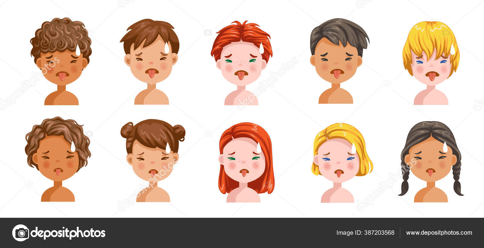 Emotions Faces For Children