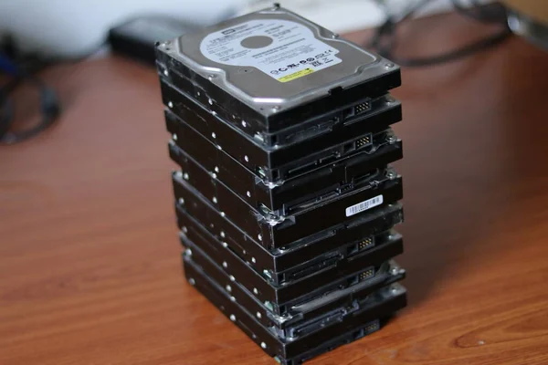 Vintage computer stack Stock Photos, Royalty Free Vintage computer ...