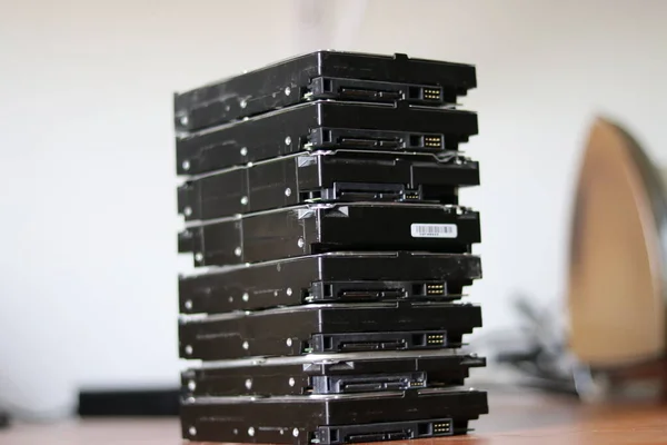 Vintage computer stack Stock Photos, Royalty Free Vintage computer ...